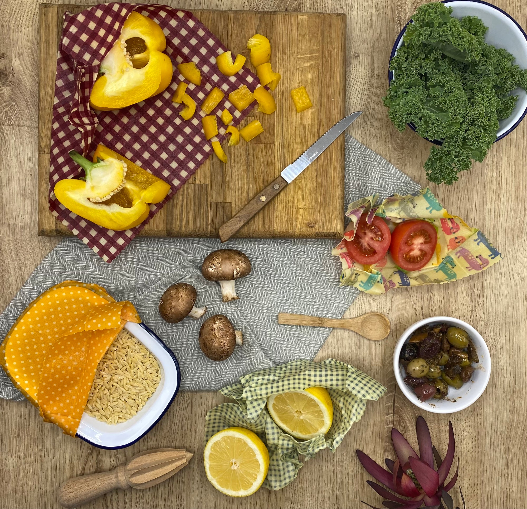 BeeNatural Wraps – Yorkshire Handmade Beeswax Wraps, Eco Food Wraps