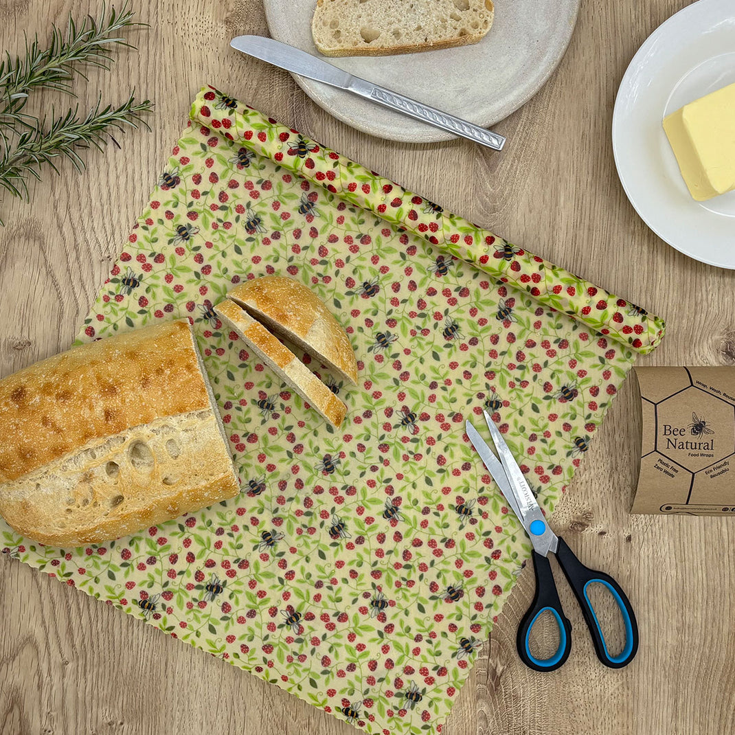 BeeNatural Wraps – Yorkshire Handmade Beeswax Wraps, Eco Food Wraps