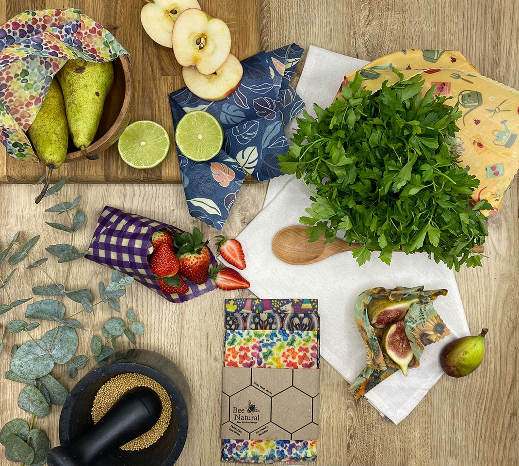 BeeNatural Wraps – Yorkshire Handmade Beeswax Wraps, Eco Food Wraps